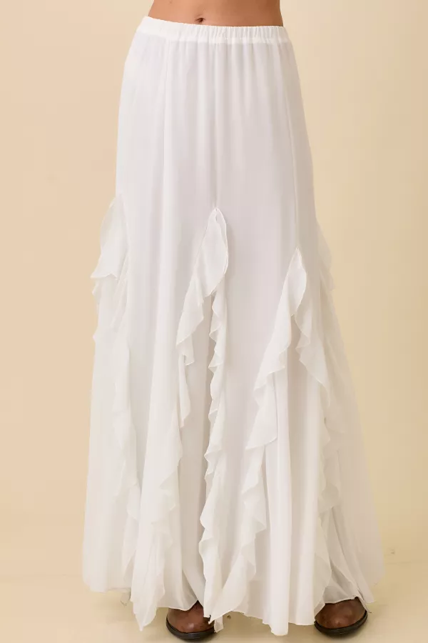 Wholesale Maxi Ruffle Skirt - Mainstrip